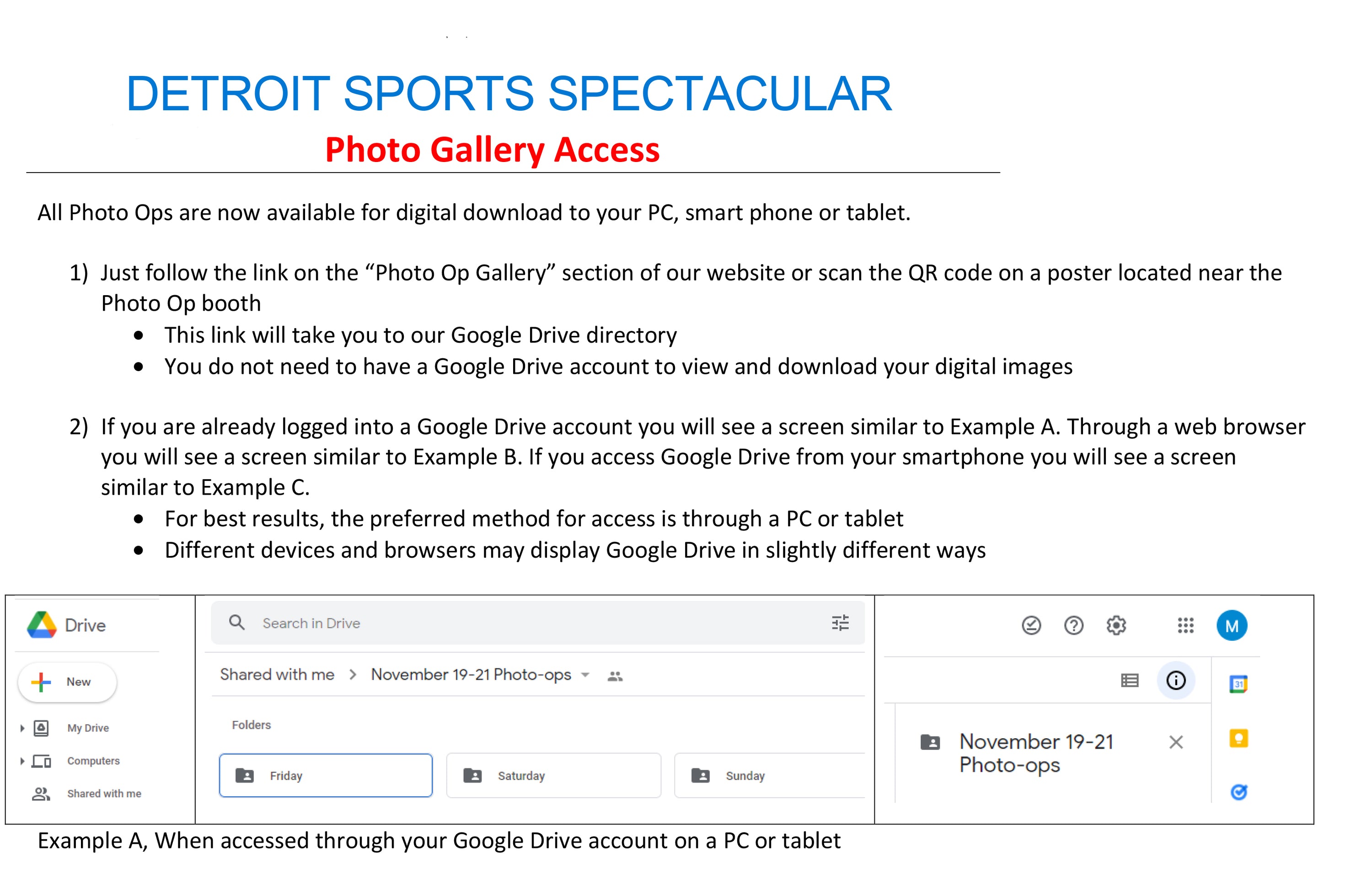 PHOTO OP GALLERY – Detroit Sports Spectacular